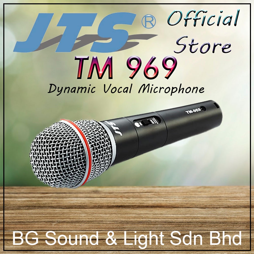 JTS TM 969 Dynamic Vocal Microphone ( TM969 / TM-969 ) | Shopee Philippines