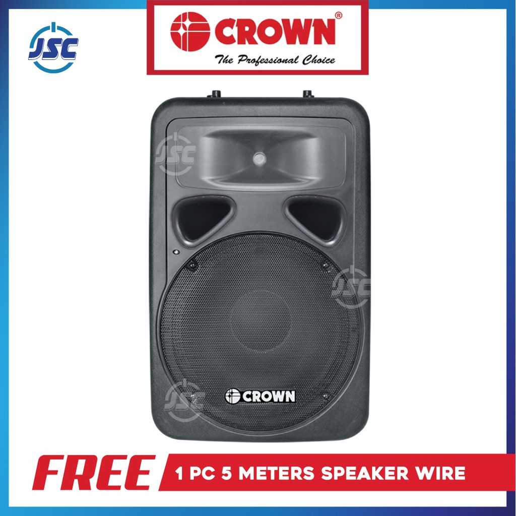 Crown PRO-5001 2 Way 600W Plastic Moulded Speaker (1 PC) | Shopee ...