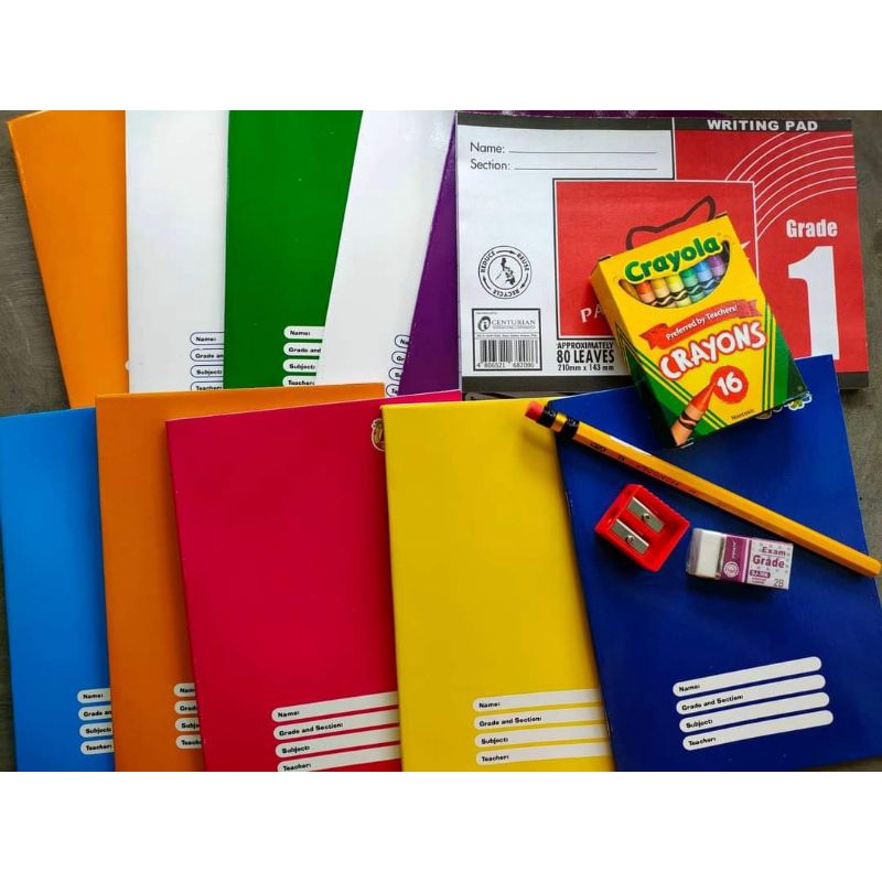 School Supplies Bundle(Kinder,Elementary,High School) with free 12 ...