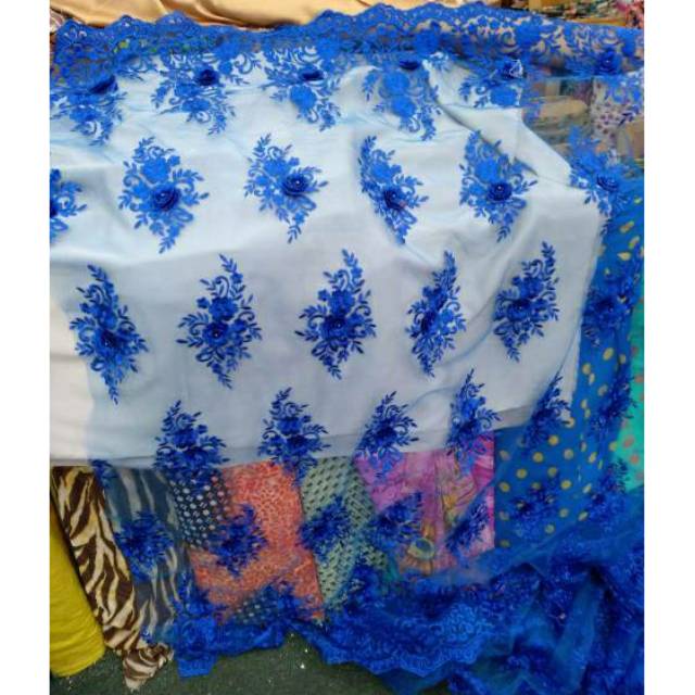 Tille Birel Electric Blue Kebaya Set Collection | Shopee Philippines