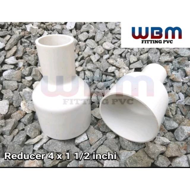 Pvc Reducer pipe connection 4 x 1 1/2 inches | Shopee Philippines