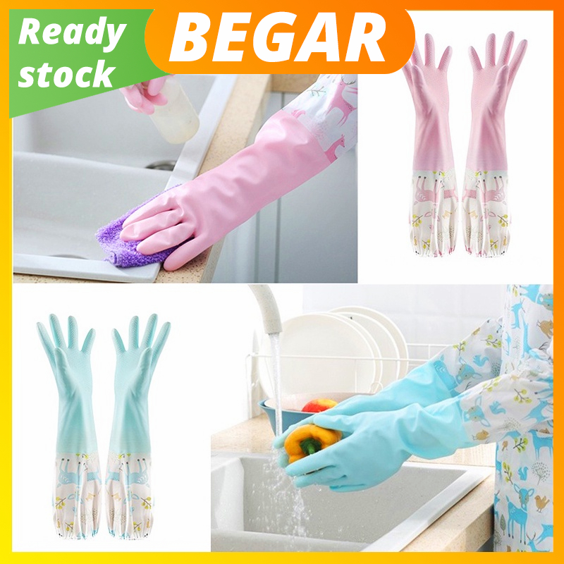 Latex Laundry Gloves Dishwash Gloves Laundry Kitchen Cleaning ...
