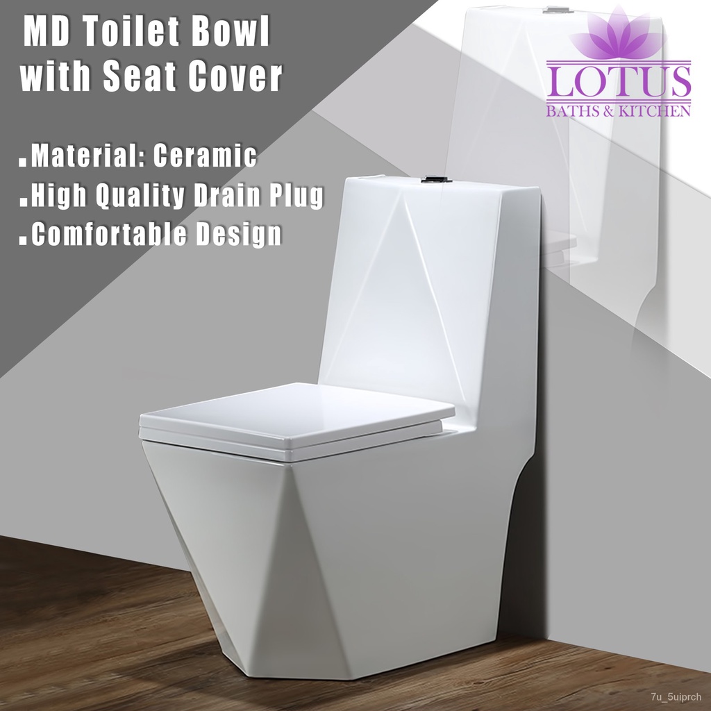 Lotus MD Ceramic Geometric Design Water Saving Water Closet Inidoro ...