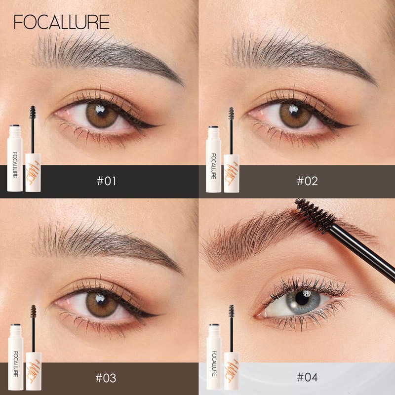 Focallure Waterproof Eyebrow Gel Brush Microblading Long-wear Sculpt ...