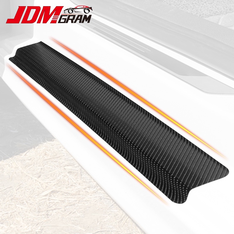 JDMGRAM Carbon Fiber Car Door Threshold Sticker Protector 4PCS 40/60cm ...
