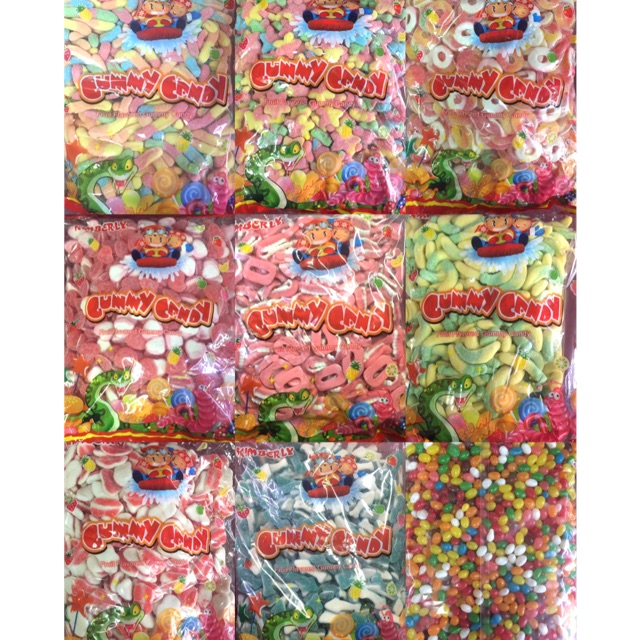 KIMBERLY GUMMY CANDY 1KG | Shopee Philippines