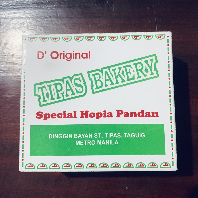 Pandan Flavor Special Hopia by D Original Tipas Bakery | Shopee Philippines