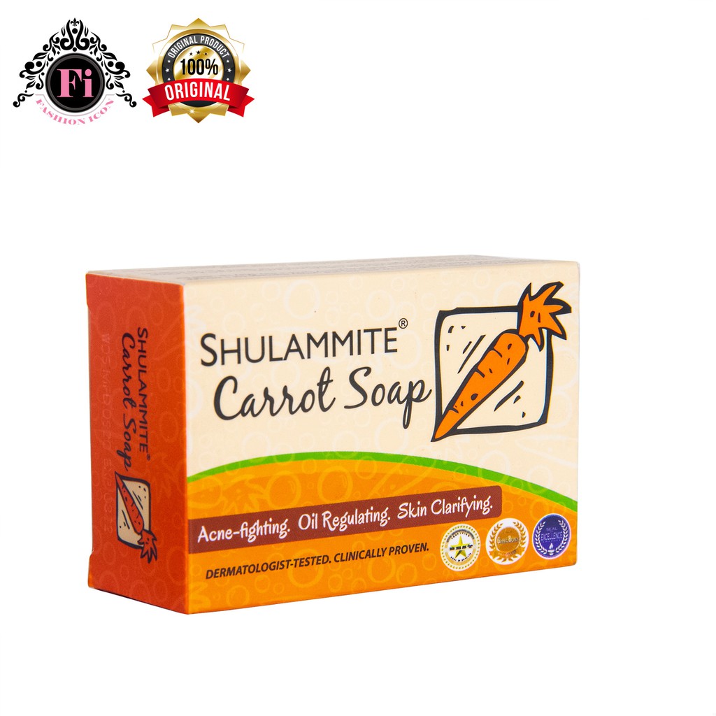 Authentic Shulammite Carrot Soap 150g Shopee Philippines