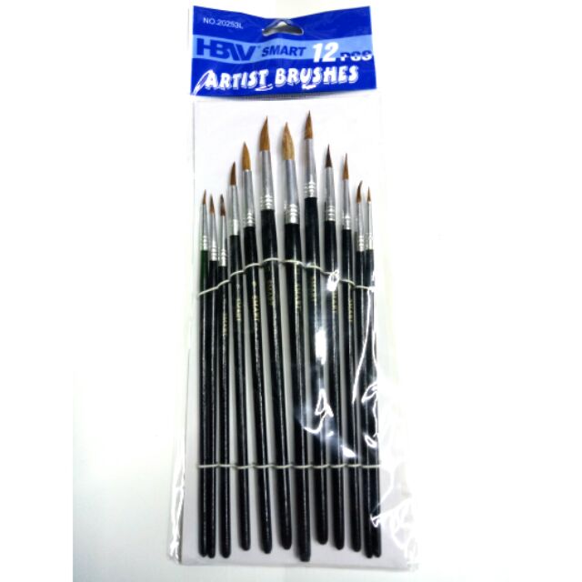 Paint brush/ Art brush 12 in 1 HBW | Shopee Philippines