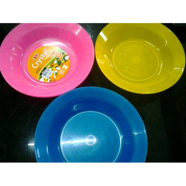 Colorful Plastic Small Plates KH 6" Food Grade BPA Free Plate Tatak ...
