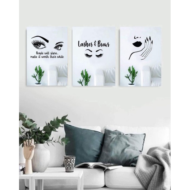 5MM SINTRA BOARD FRAME WALL DECOR NA AFFORDABLE LASHES POSTER ART ...