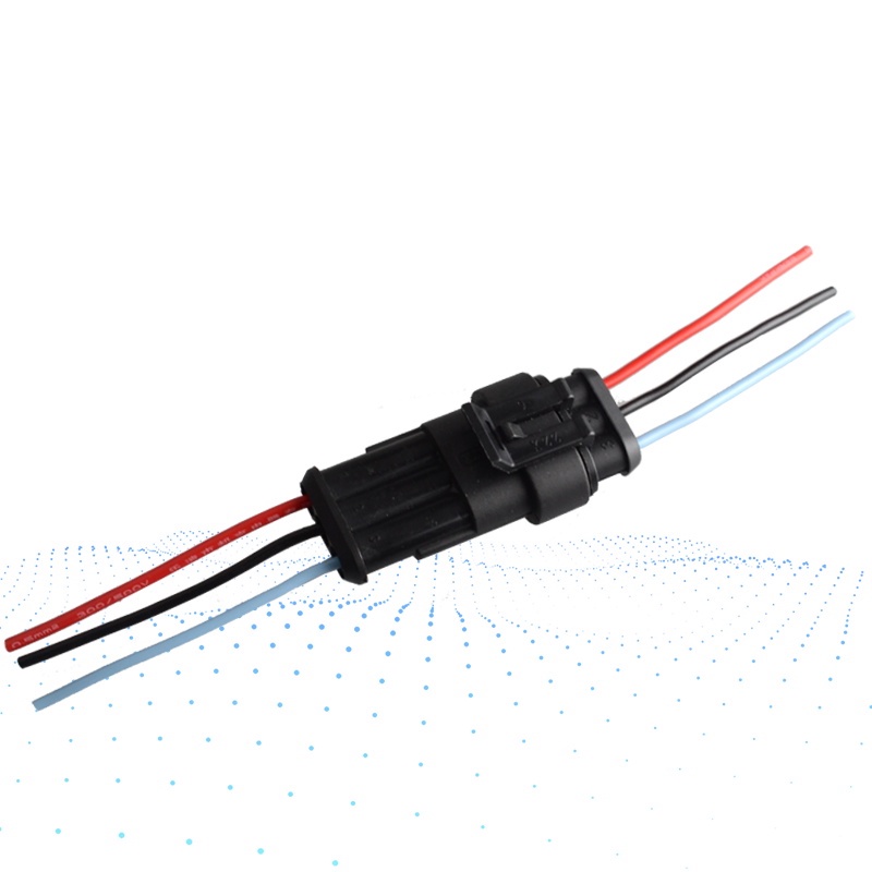 Auto wire connector 1 2 3 4 5 6 Way 1P 2P 3P 4P 5P auto connector Waterproof Electrical ...