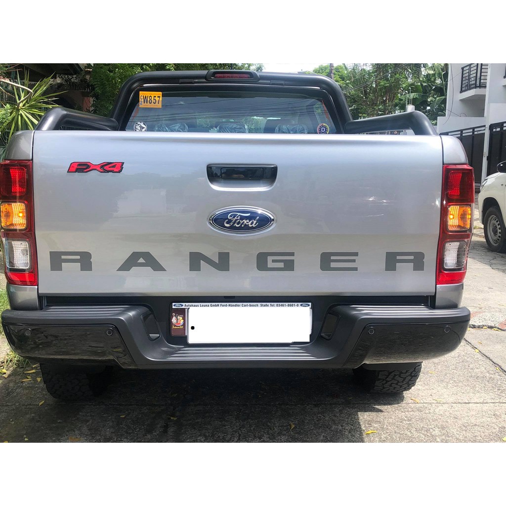 EURODECALS TAILGATE DECAL FOR 2020 FORD RANGER (CHARCOAL GRAY) | Shopee ...