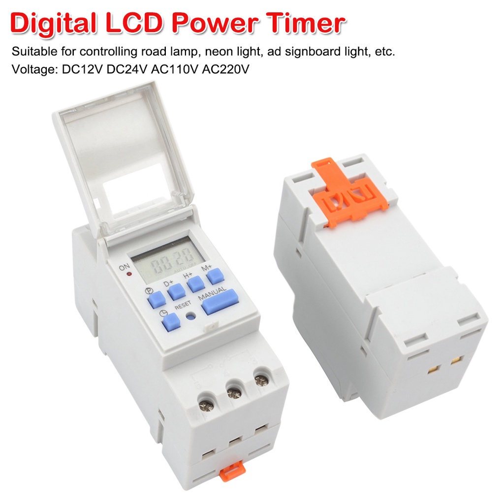 flash Deal Programmable Digital Timer Switch Relay Control AC 220V ...
