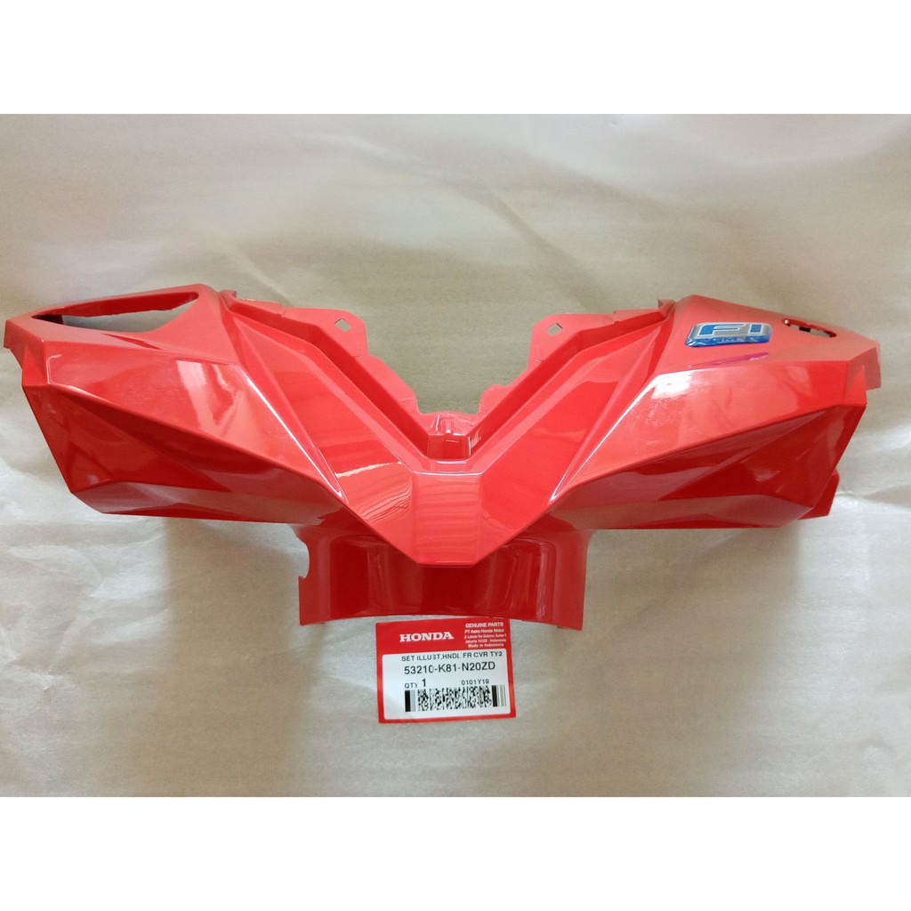 BEAT FI V2 FRONT HANDLE COVER (HPI) (GENUINE: 53210-K81-N20Z) | Shopee ...
