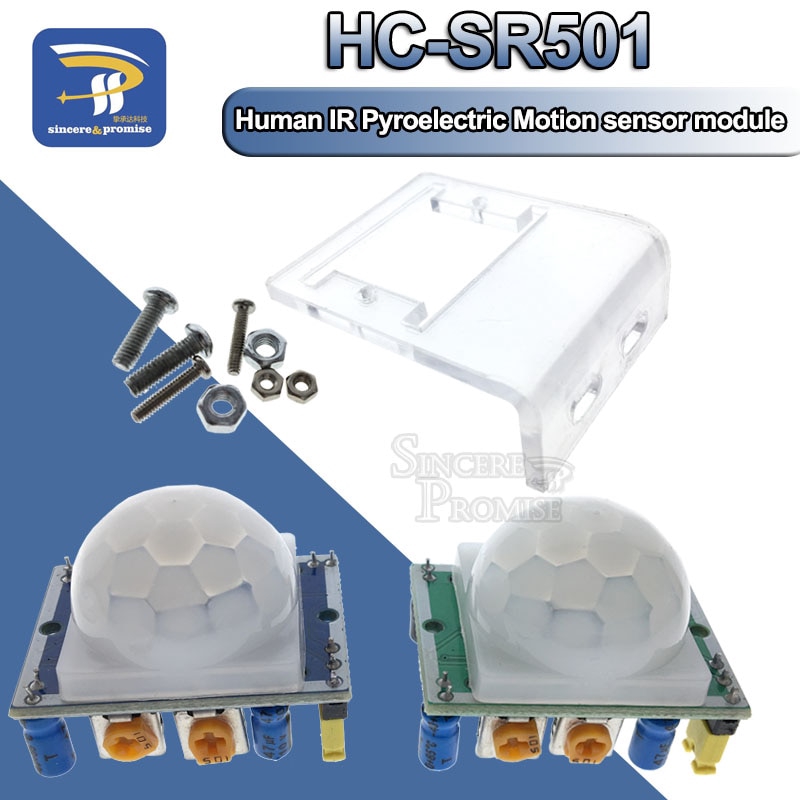 HC-SR501 Adjust IR Pyroelectric Infrared PIR Motion Sensor Detector ...