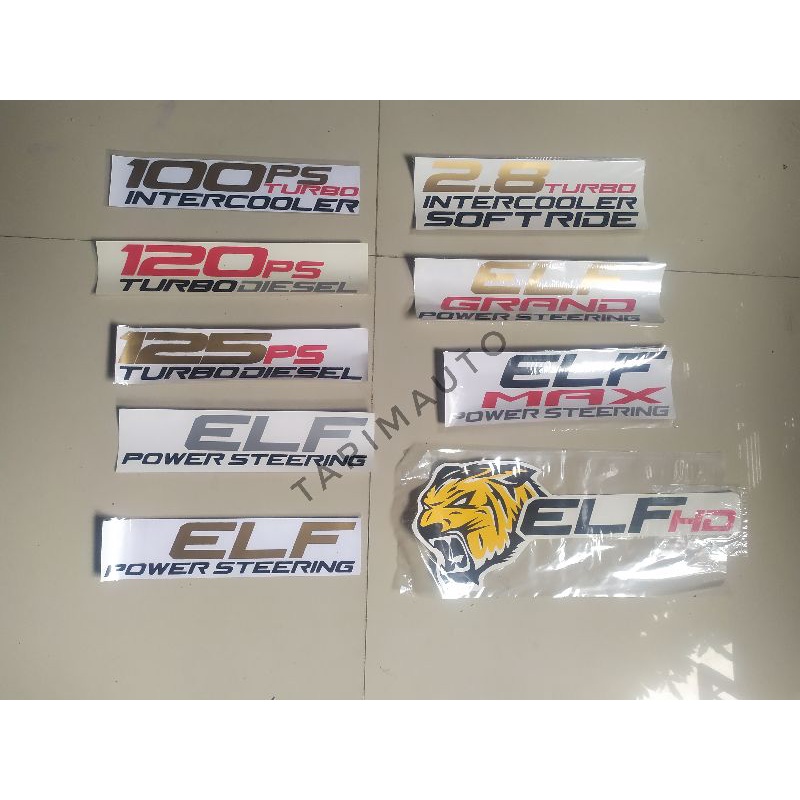 Isuzu elf Sticker/isuzu elf Tiger Sticker/Tiger elf Sticker/elf Sticker ...