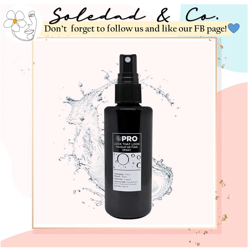 EB Pro Lock that Look Make-up Setting Spray (NEW PACKAGING) | Shopee ...