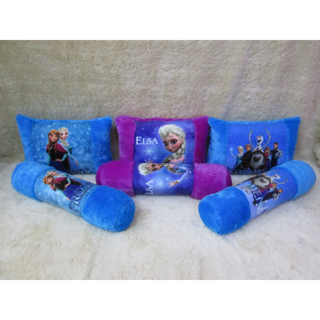 Frozen Bolster Pillow, Frozen Baby Set, 1 Set = 1 pillow, 1 bolster ...