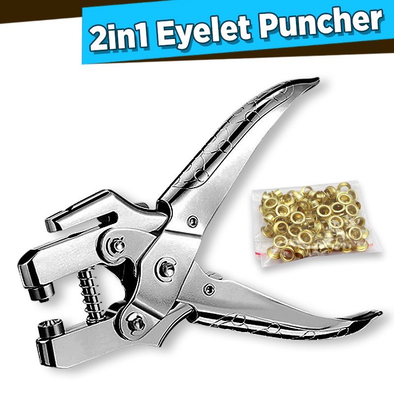 Eyelet Puncher 5mm 2 in 1 for Hang Tag with 5mm Eyelet Grommet | Shopee ...