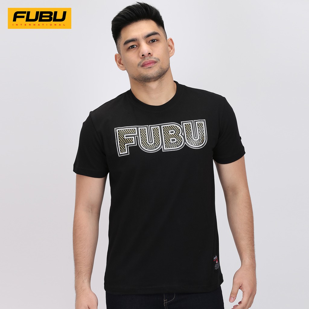 FUBU Round Neck Muscle Fit FBT01B-2596 (Black) | Shopee Philippines