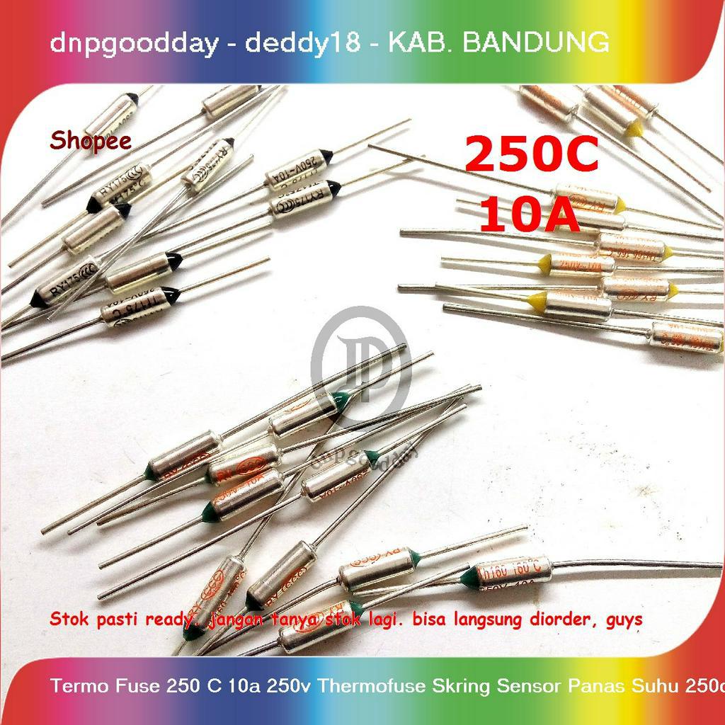 Thermo Fuse 250 C 10a 250v Thermofuse Fuse Heat Sensor Temperature 250c ...