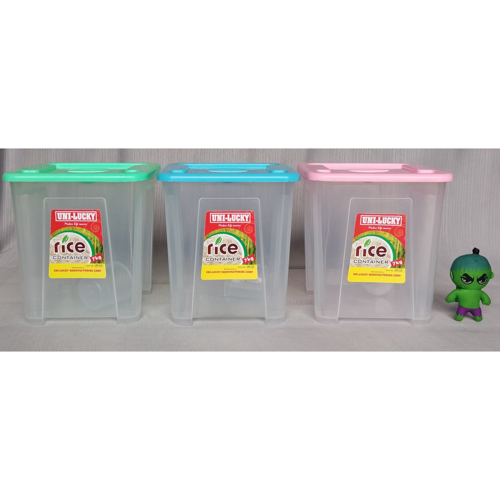 PLASTIC RICE BOX 7KG WITH CUP | Shopee Philippines