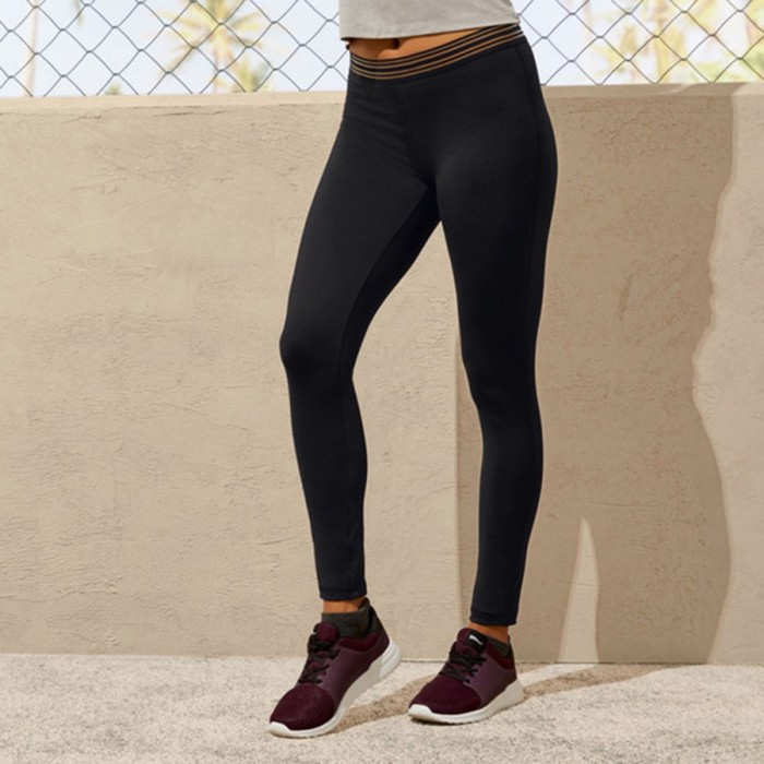 Yoga Gym Running Pants Crivit Function Mesh Leggings - Black 09CVL000 ...