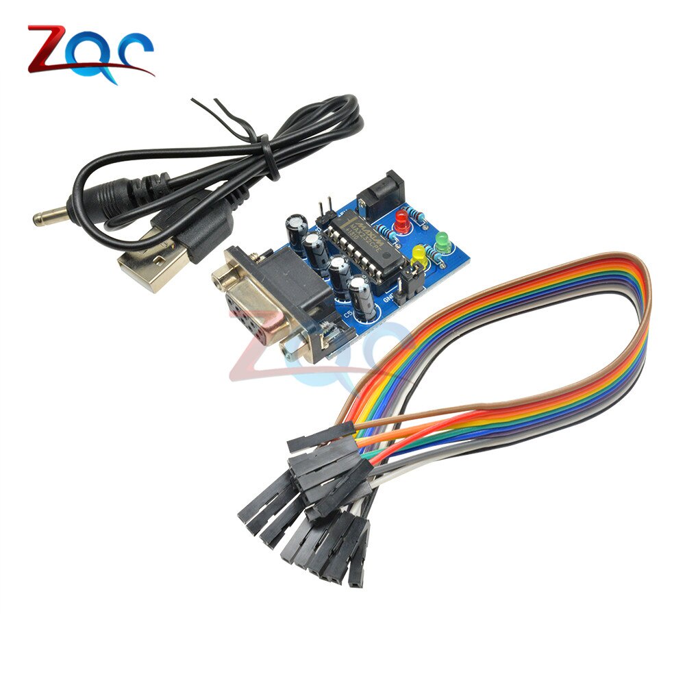 RS232 to TTL Converter Module COM DB9 Serial Board MAX232 MAX232CPE ...