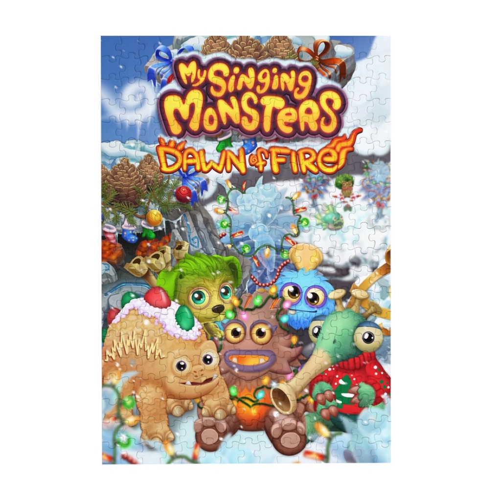 My Singing Monsters Cartoon Oversized 300 Piece Funny Jigsaw Wooden ...