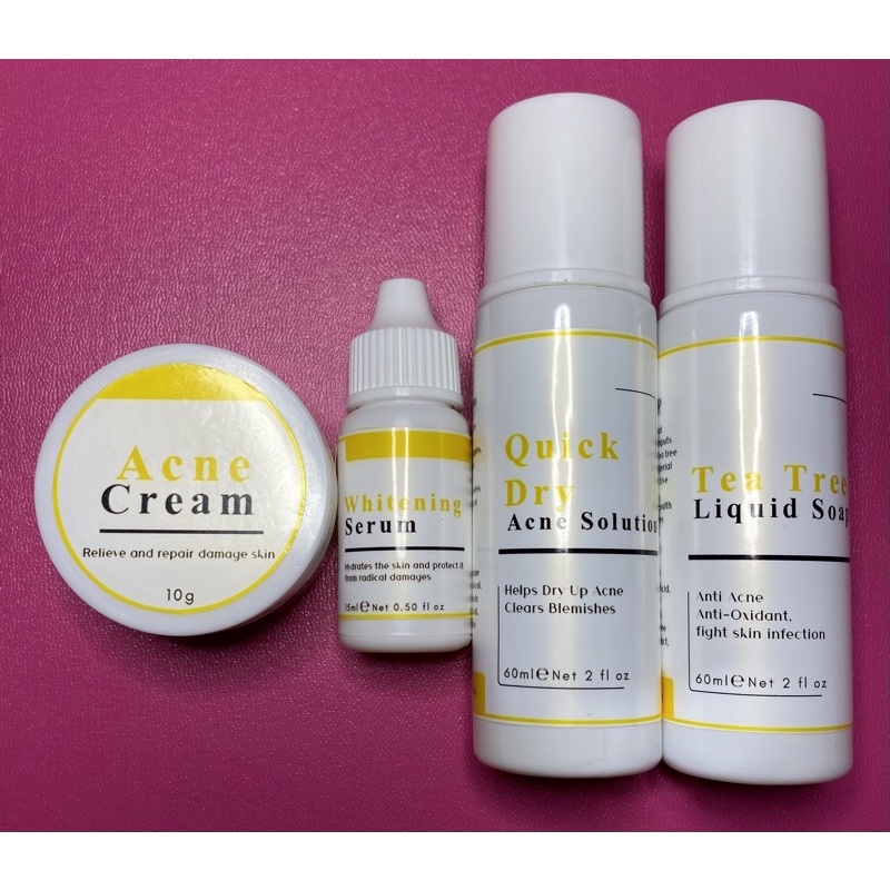 Acne Treatment Set(Anti-Acne) | Shopee Philippines