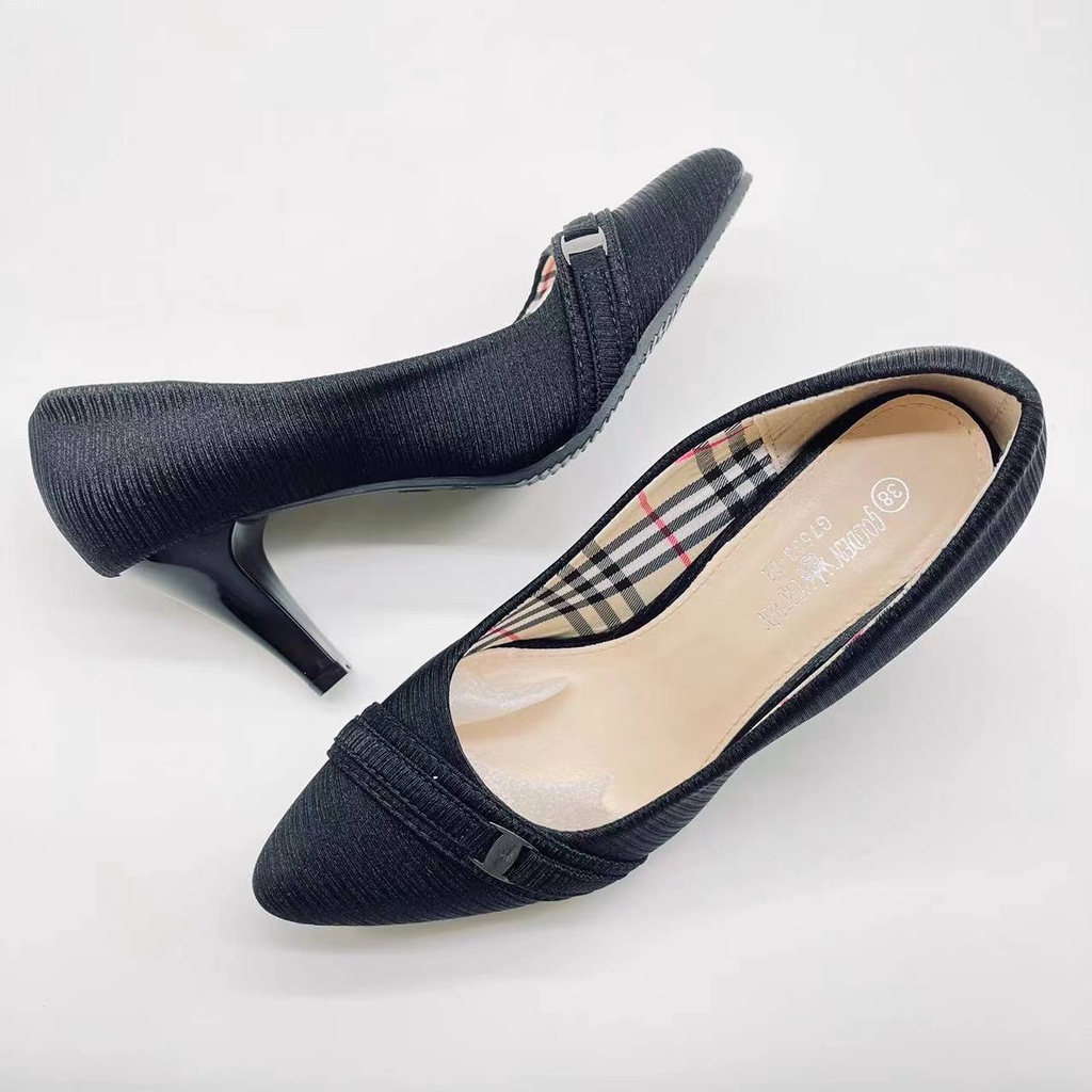 The New women office wear closed toes heeled shoes black shoes 3 in ...