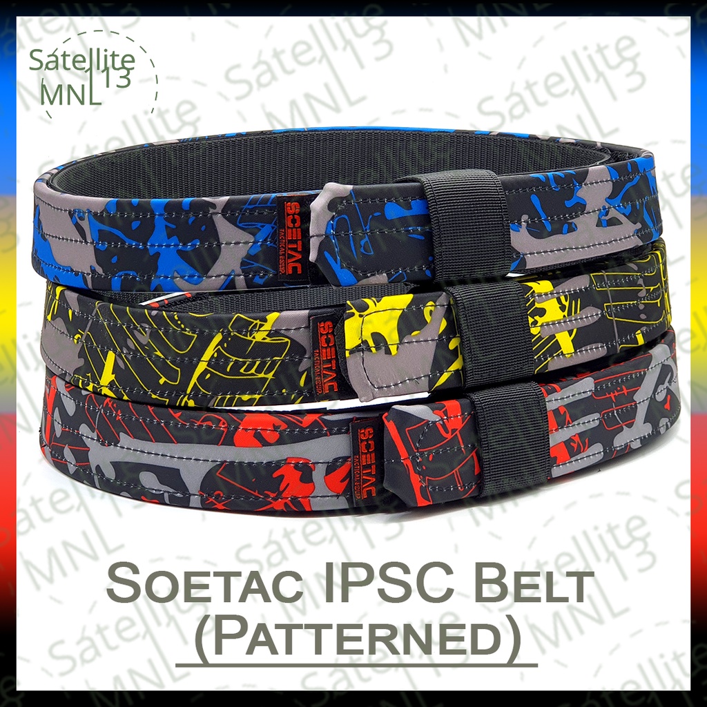 Soetac IPSC Belt (Patterned) in Velcro Professional Accessory Shooting ...