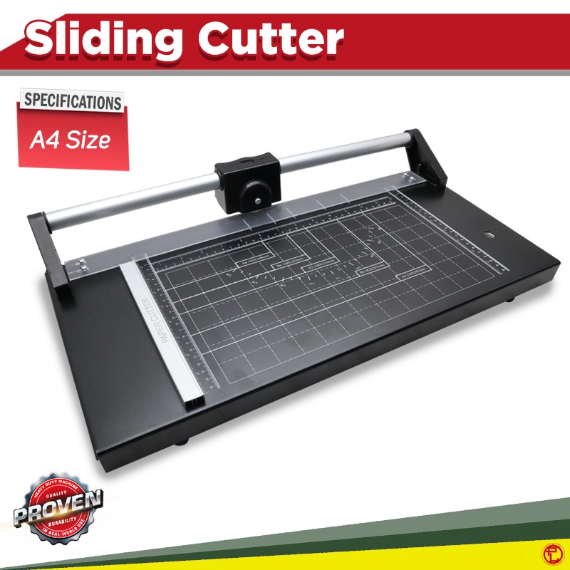 Quaff Sliding Cutter Heavy-Duty A4 A3 Size | Shopee Philippines
