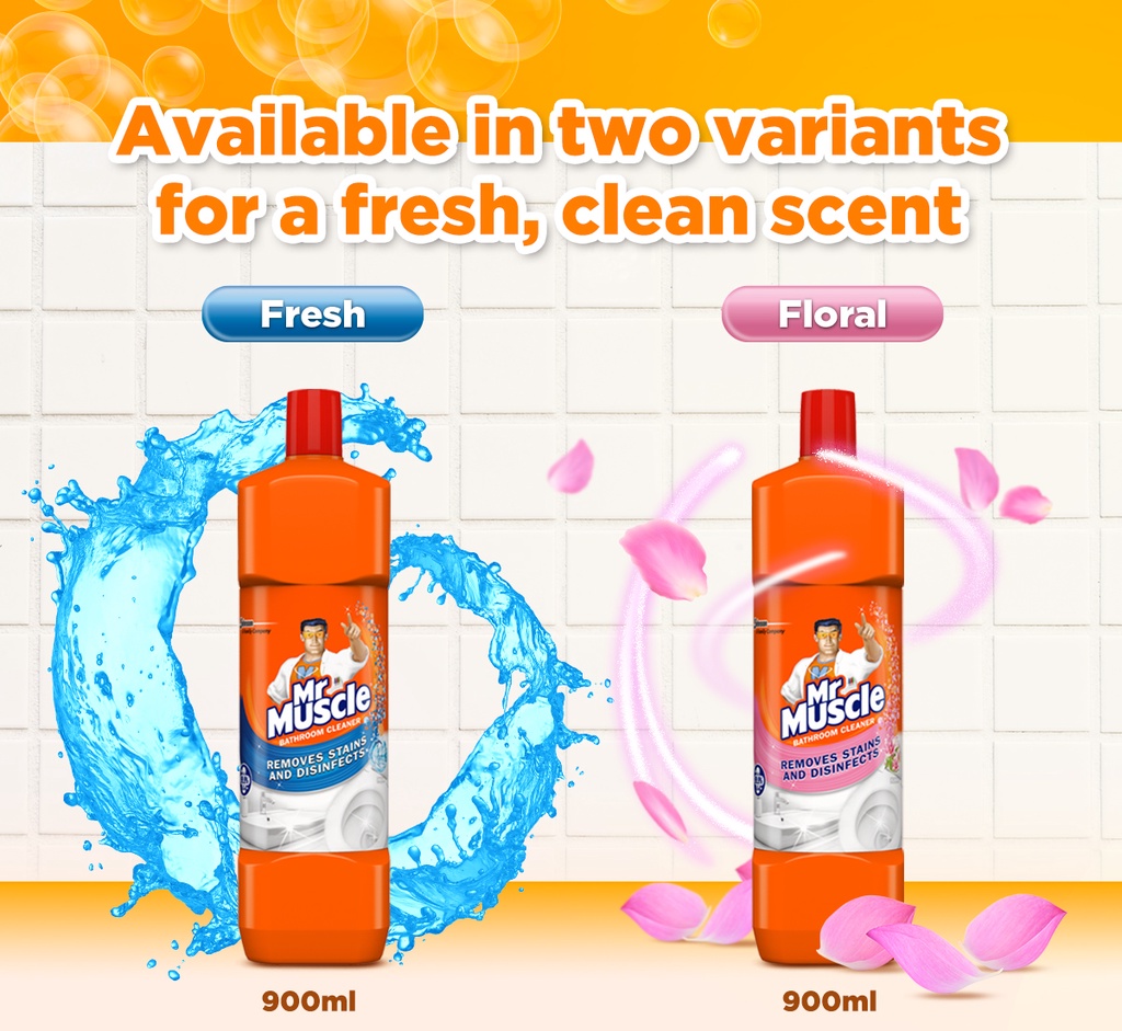 Mr. Muscle Bathroom Regular - 900ml | Shopee Philippines