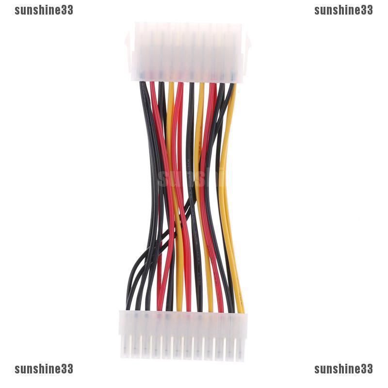[SUN3]20 Pin to 24 Pin Connector Adapter Cable 14cm for ATX PSU to Mini ...