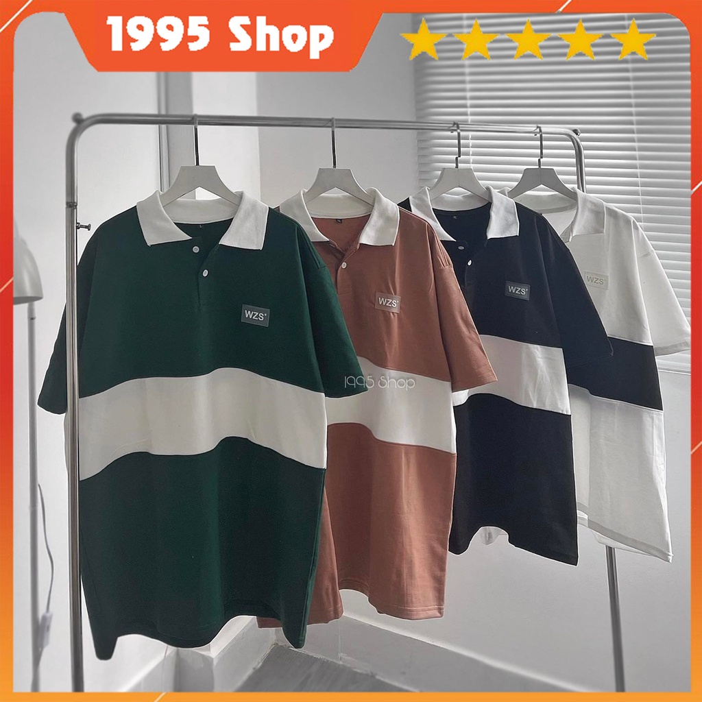 Loose format mixed color polo shirt for men and women (selfie) | Shopee ...
