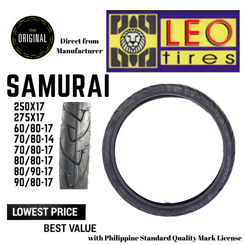 Motorcycle Tire Leo Taiyo Samurai | Shopee Philippines