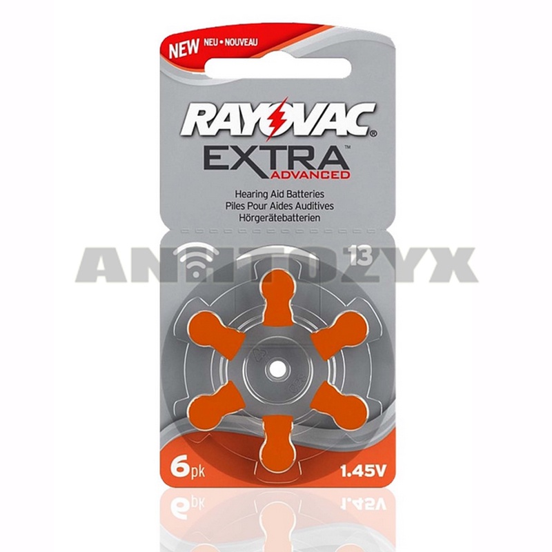 Rayovac Extra Advanced Hearing Aid Batteries 13 (PR48) | Shopee Philippines