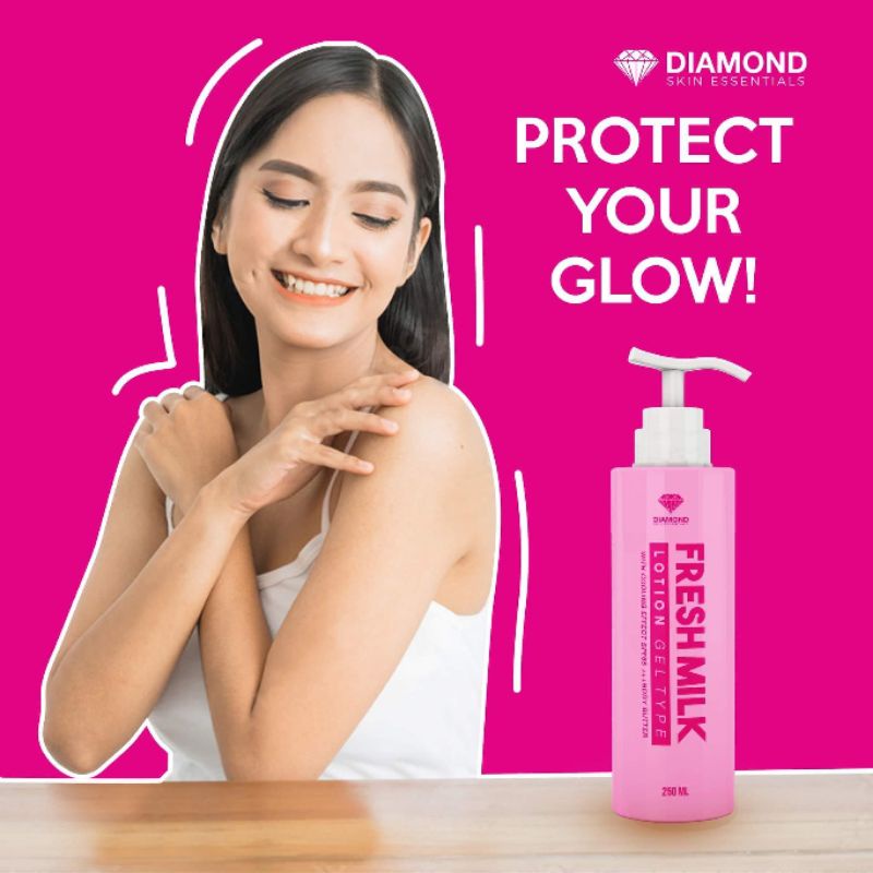 diamond skin fresh milk lotion original | Shopee Philippines