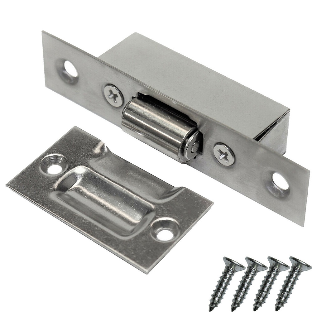Hide Stainless Steel Door Latches Cupboard Cabinet Roller Latch Lock ...