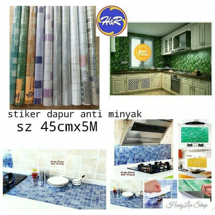 Kitchen STICKER ANTI Oil ANTI Water ANTI Heat | Shopee Philippines