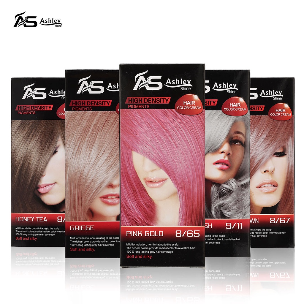 Ashley Shine Bio Keratin Hair Color High Density Pigments 60ml (AS-R802 ...
