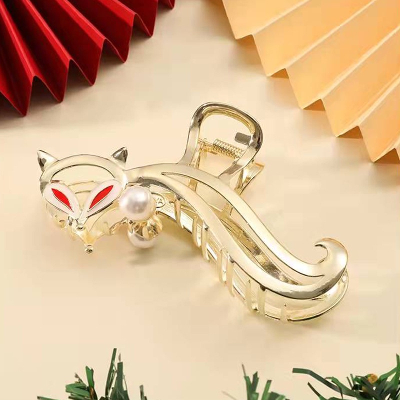 Endearing Fox Hair Clip Fashion Hair Accessories for Women Animal Style ...