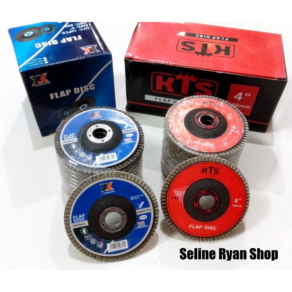 Stacked Round Sandpaper / Flap Disc 4" 100 x 16mm | Shopee Philippines