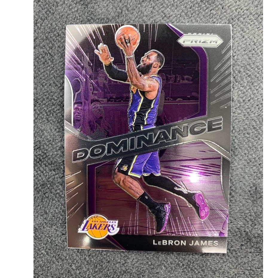 LeBron James 2020-2021 Prizm Dominance insert card no.17 | Shopee ...