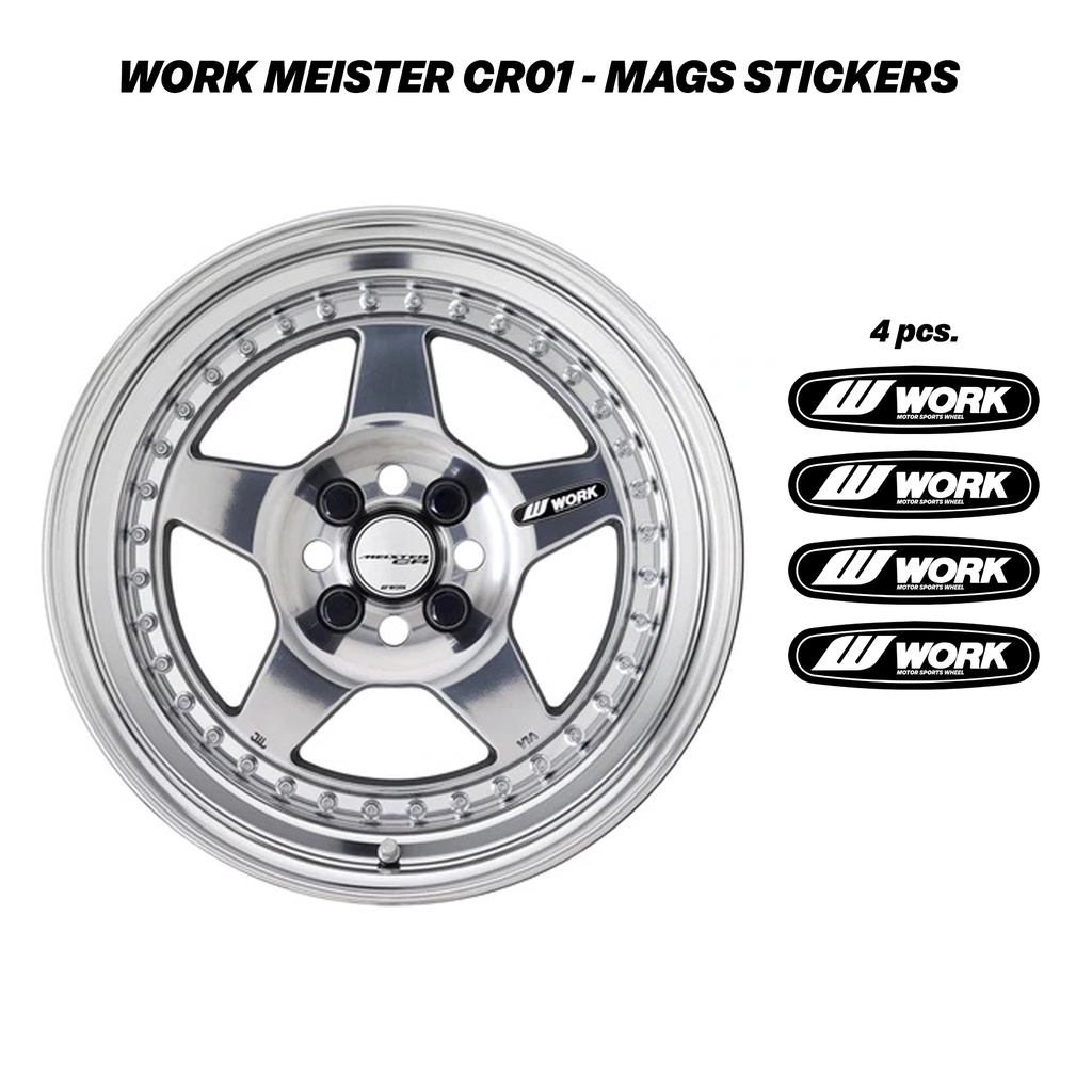 Work Meister CR01 - Car Mags Sticker Decals Laminated Outdoor [SS ...