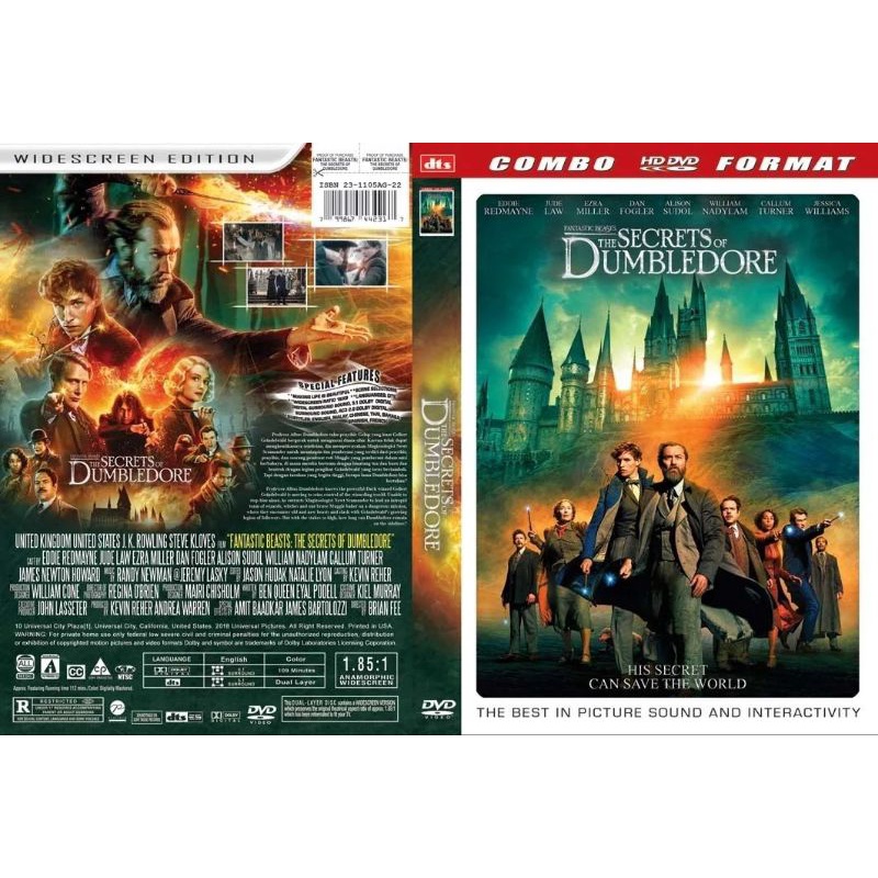 Dvd Fantastic Beasts: The Secrets Of Dumbledore 2022 {OD DTS R1} {Adventure, Family, Fantasy ...