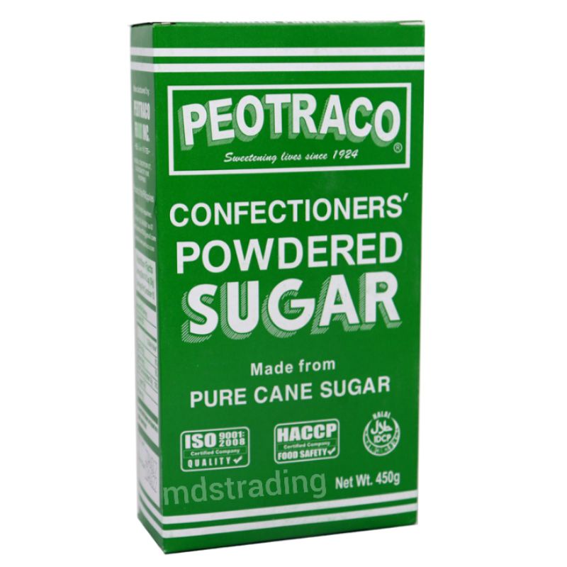 Peotraco Premium Confectioners Sugar 450g | Shopee Philippines