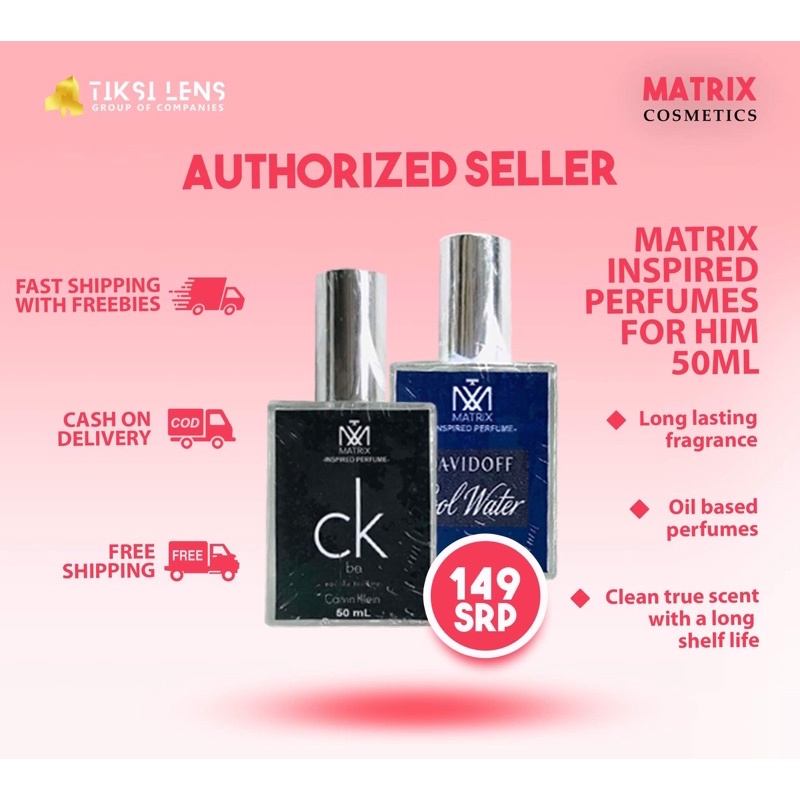 Matrix Inspired Perfumes for HIM | Shopee Philippines